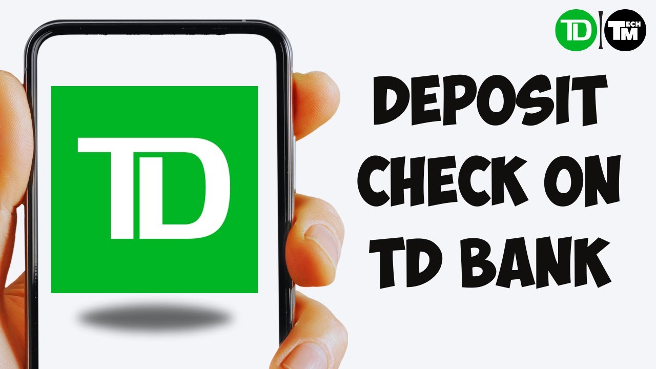 How To Deposit Check on Phone TD Bank (EASY!) - YouTube