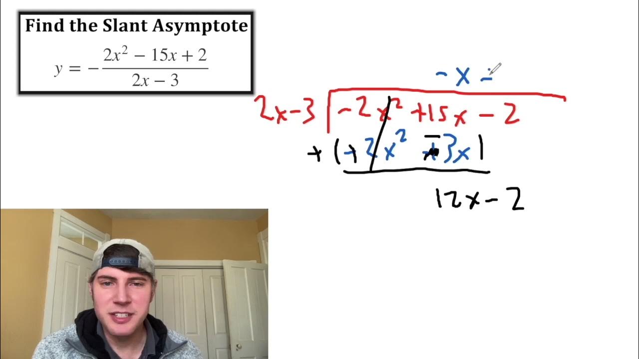 How to Find Slant Asymptotes - YouTube