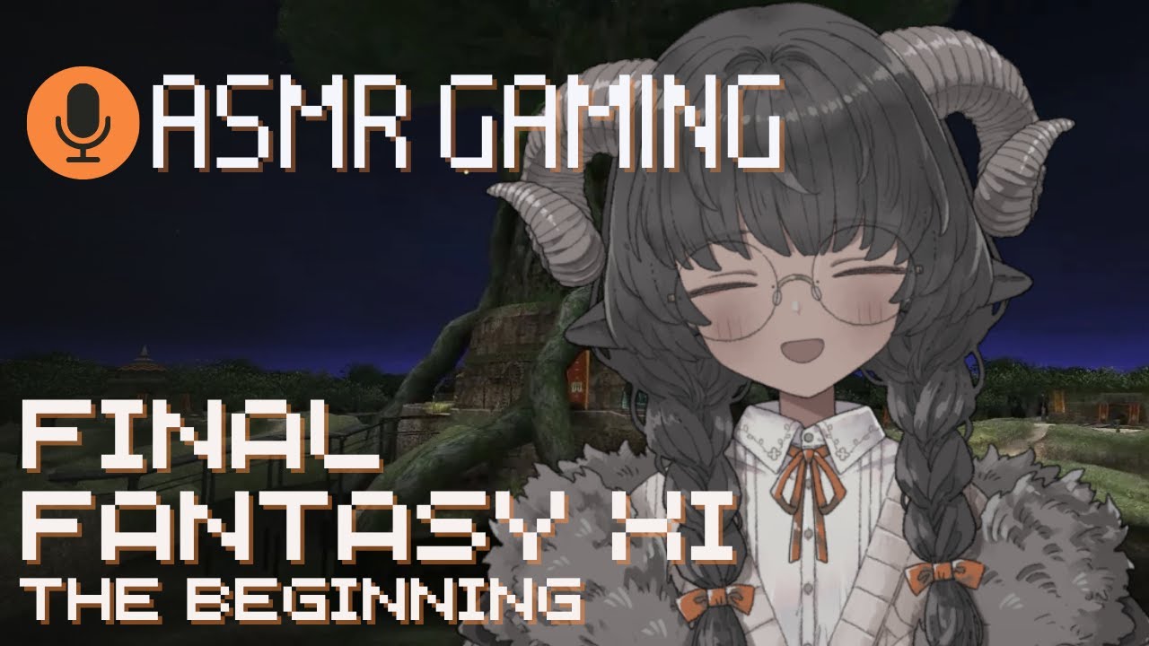 Gaming ASMR 】 comfy tutorial time || ffxi || mouse clicking + keyboard ...