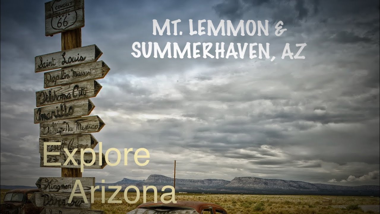 A drive on the Catalina Highway to Mt. Lemmon and Summerhaven, Az ...