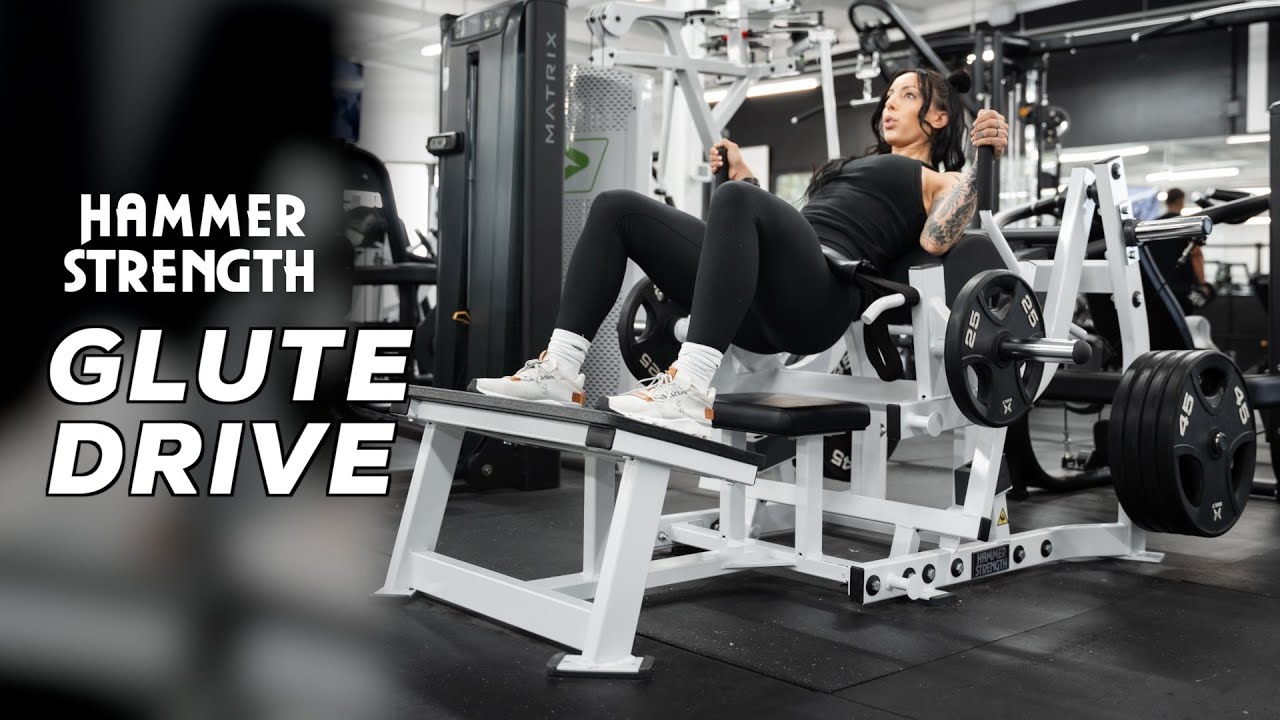 Equipment Review: Hammer Strength Plate Loaded Glute Drive - YouTube