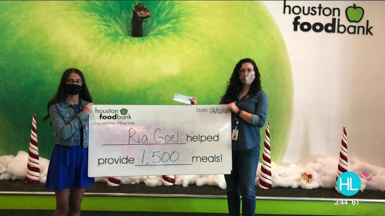 Meet the 12-year-old girl using art to fight hunger in Houston ...