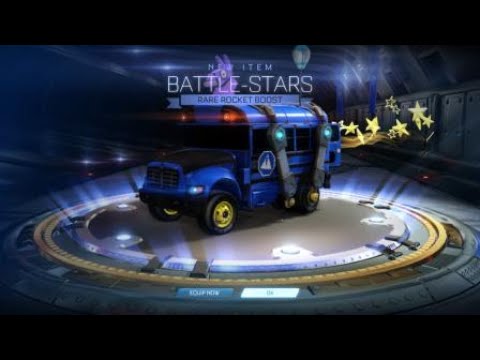 Rocket League® Rare Rocket Boost: BATTLE-STARS - YouTube