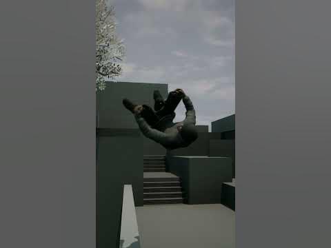 NEW CHARACTER! Cinematic Parkour x Freerunning Unreal Engine 5 ALS #unrealengine #ue5 #parkour ...