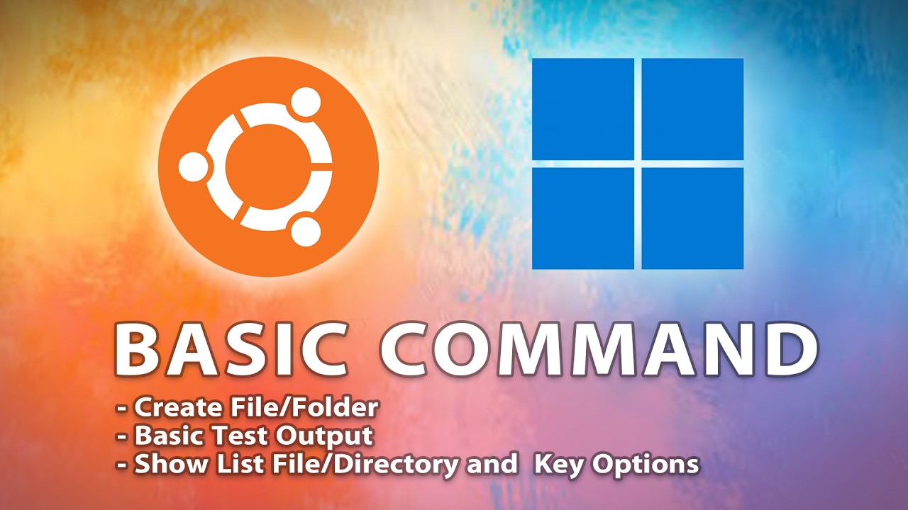 Basic Command | From Window into Ubuntu Server - YouTube