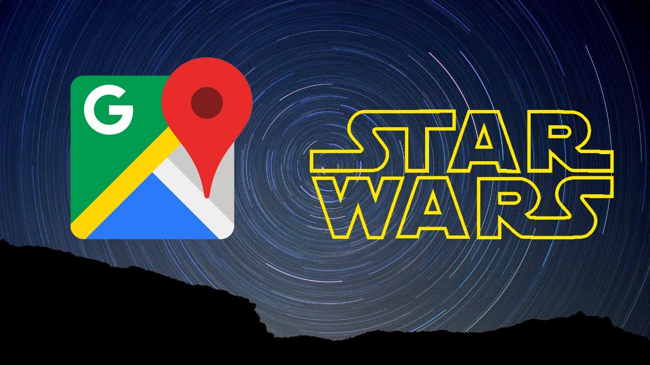 Google Maps fait un petit clin d’œil à la Saga Star Wars - YouTube