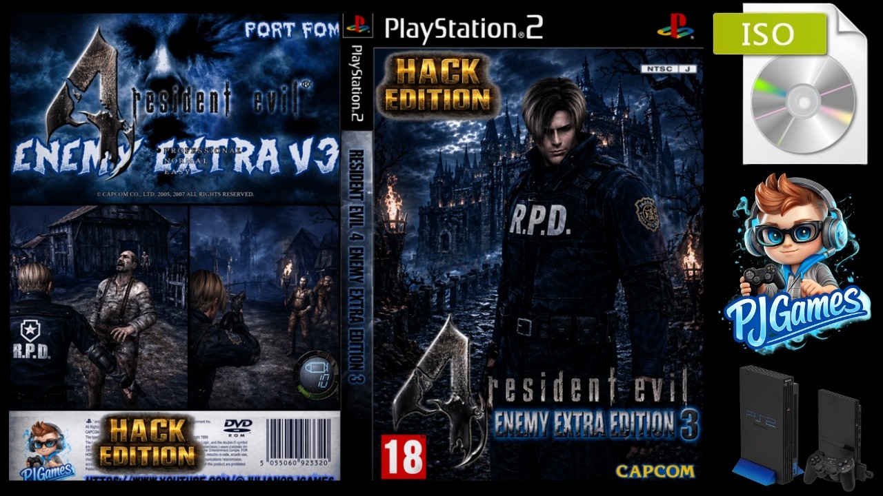 Resident Evil 4 Enemy Extra Edition 3 HACK EDITION (PS2/ISO) - YouTube