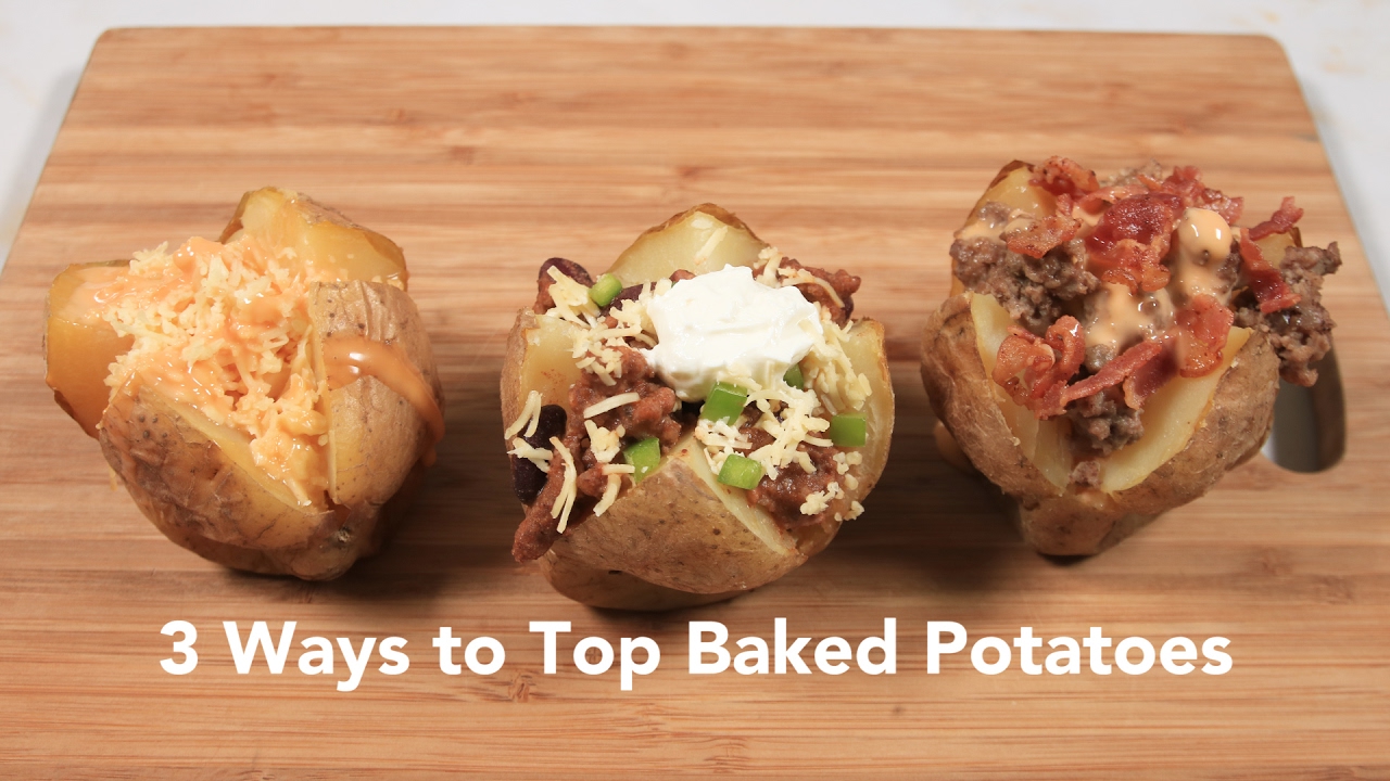 3 Ways to Top Baked Potatoes | Yummy Ph - YouTube