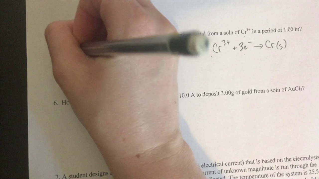 AP Chem Electroplating and Redox Stoich - YouTube