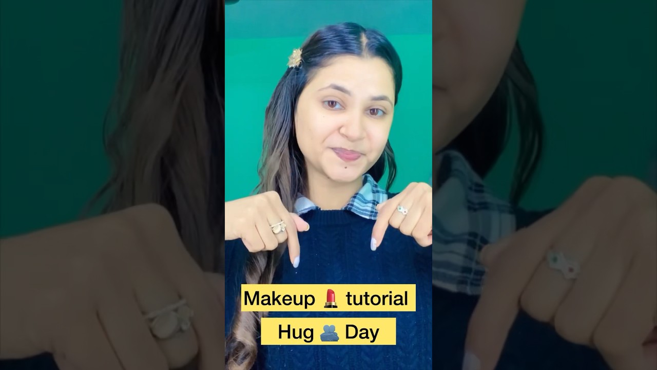 Hug 🫂 Day / makeup 💄 tutorial step by step || #hugday #makeuptutorial # ...