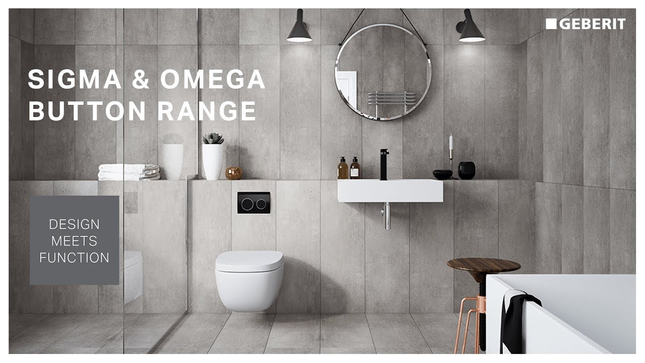 Geberit Sigma & Omega Concealed Cistern Button Selector - YouTube
