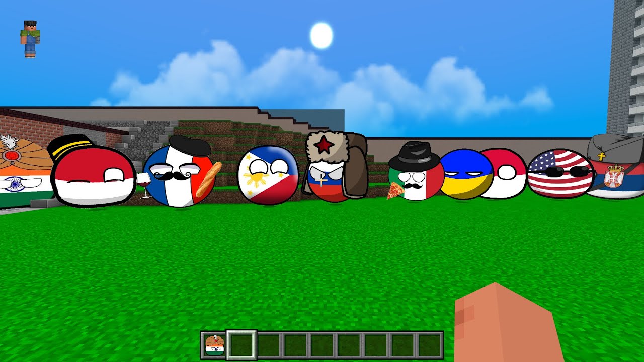 Countryballs Custom Nextbots Part 18 ADDON in Minecraft PE | 1.21 - YouTube