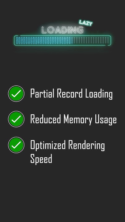 Boosting Performance with Lazy Loading in LWC #salesforce #shorts - YouTube