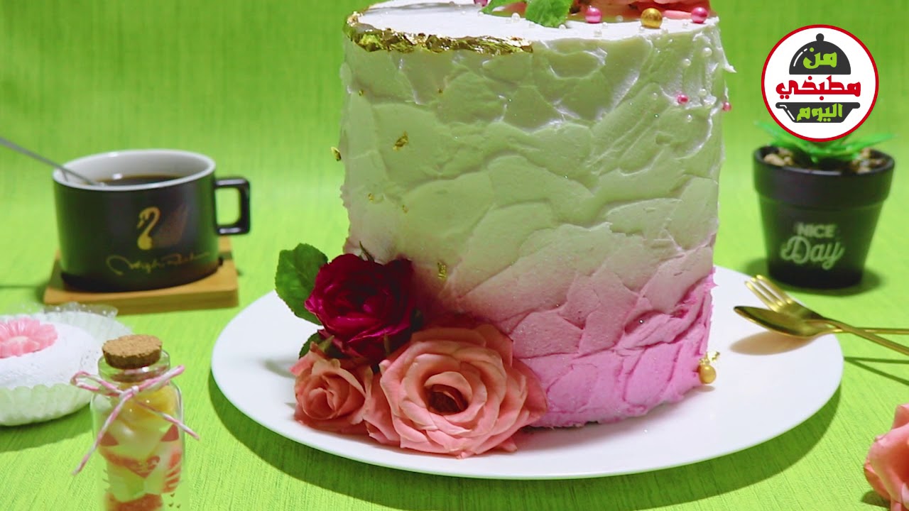 Pink gradient Cake - YouTube