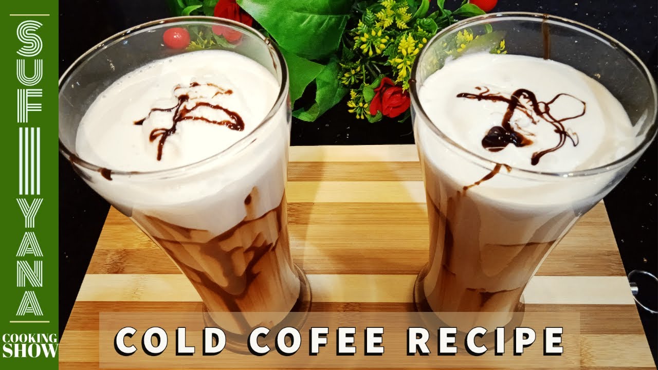 Cold Coffee Recipe In Hindi |How To Make Cold Coffee | Iced Cold Coffee ...