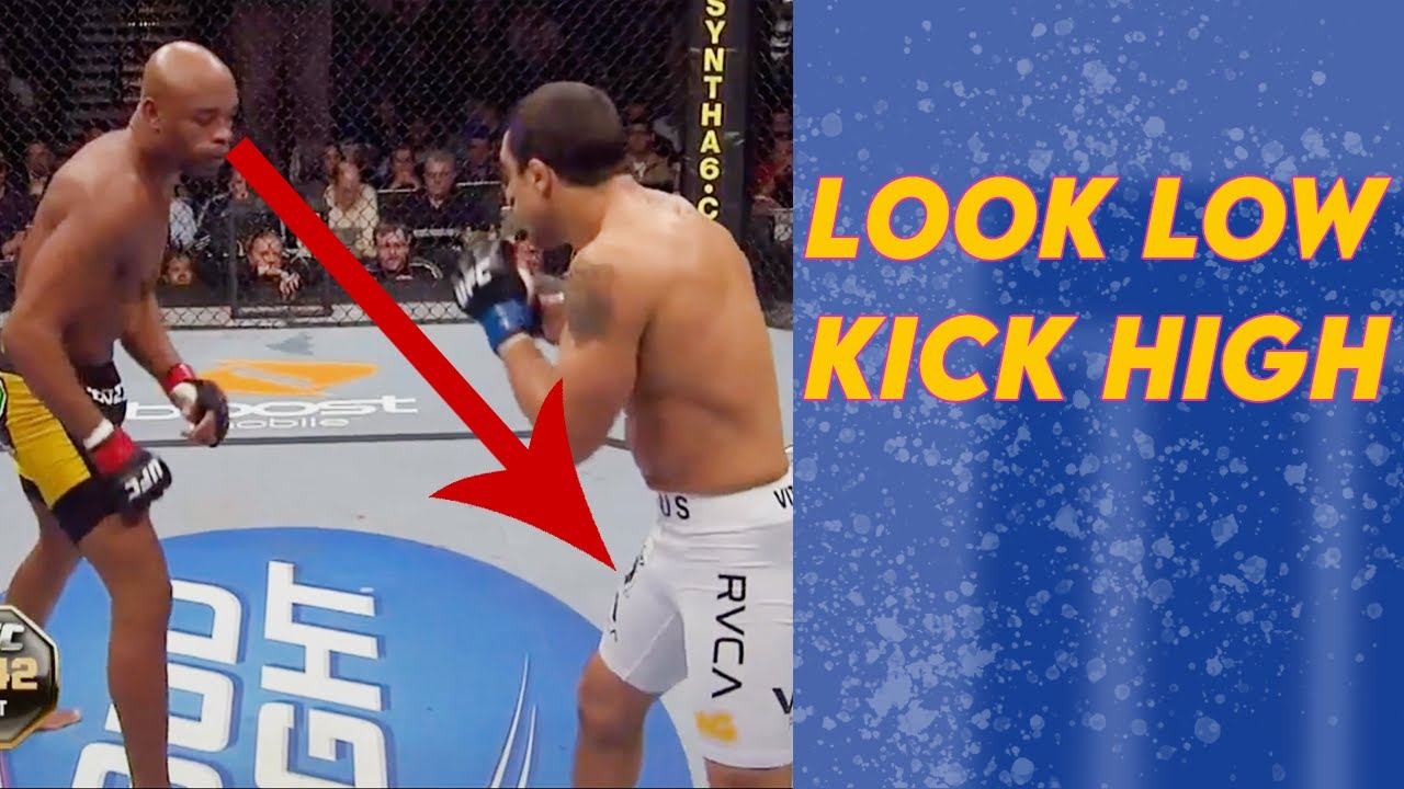 "Look LOW, Kick HIGH" Moments in UFC - YouTube