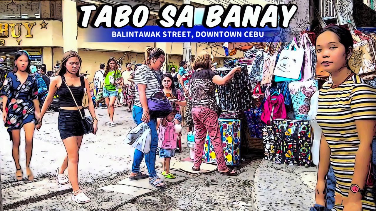 🐵[HD #CEBU 🇵🇭 ] EXPLORING TABO SA BANAY ALONG BALINTAWAK STREET |Aug 2023 - YouTube