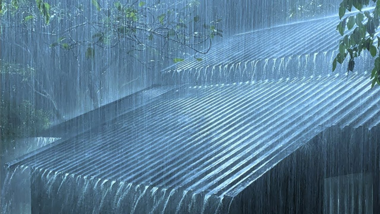 Hurricane Storm Sounds for Sleep - 30 Minutes Heavy Rain Sounds for ...
