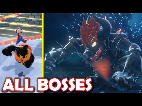 Bowser's Fury - All Bosses (HARDER MODE)