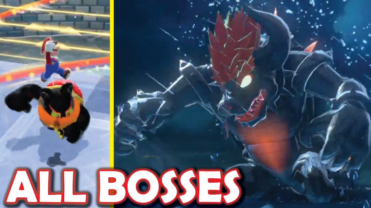 [ALL BOSSES] Bowser's Unrelenting Fury (Bowser's Fury harder all bosses ...