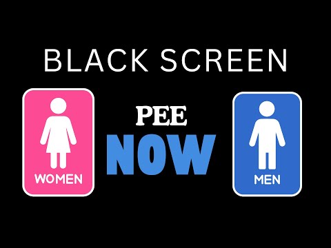 Running Water Sound To Make You Urinate / Pee  (BLACK SCREEN)