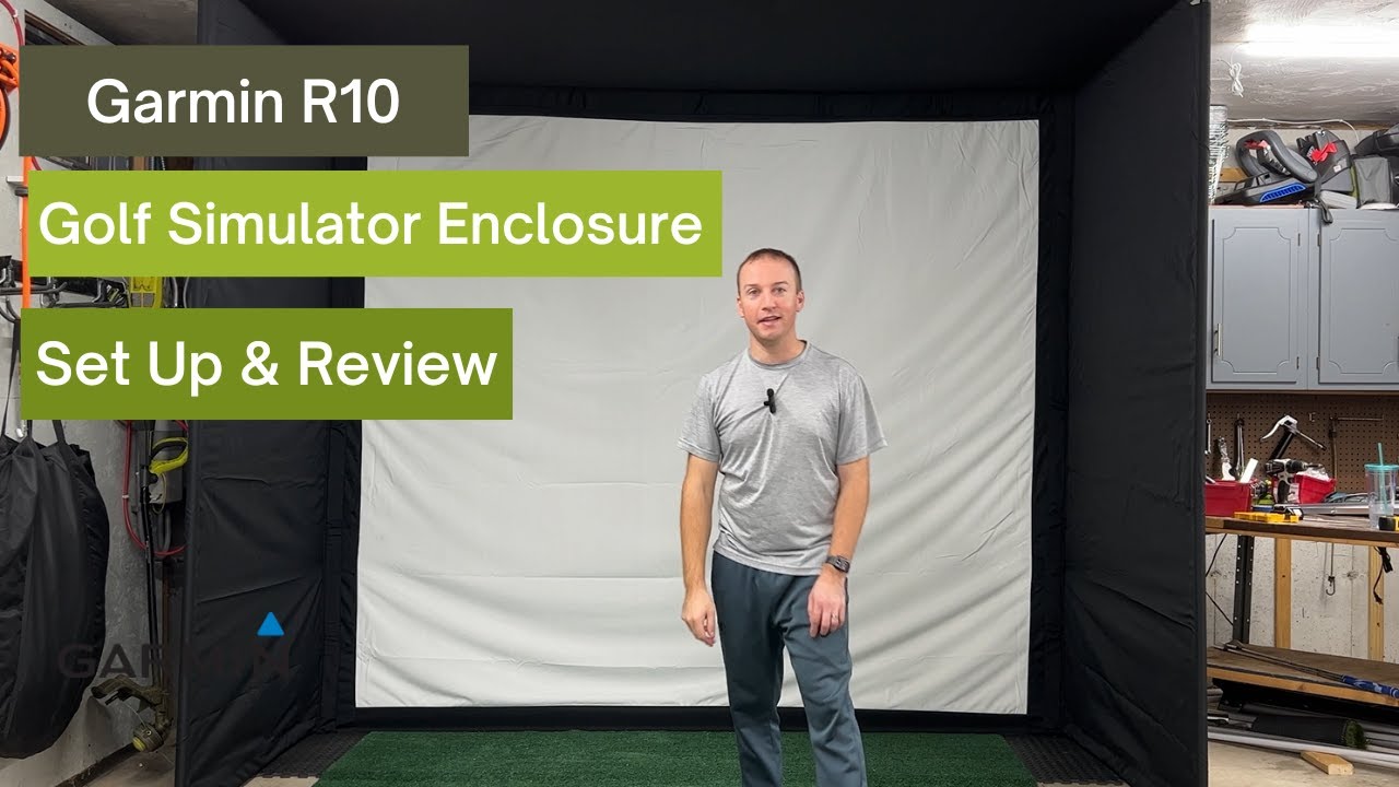 Set up a Golf Simulator Enclosure for a Garmin R10 - YouTube