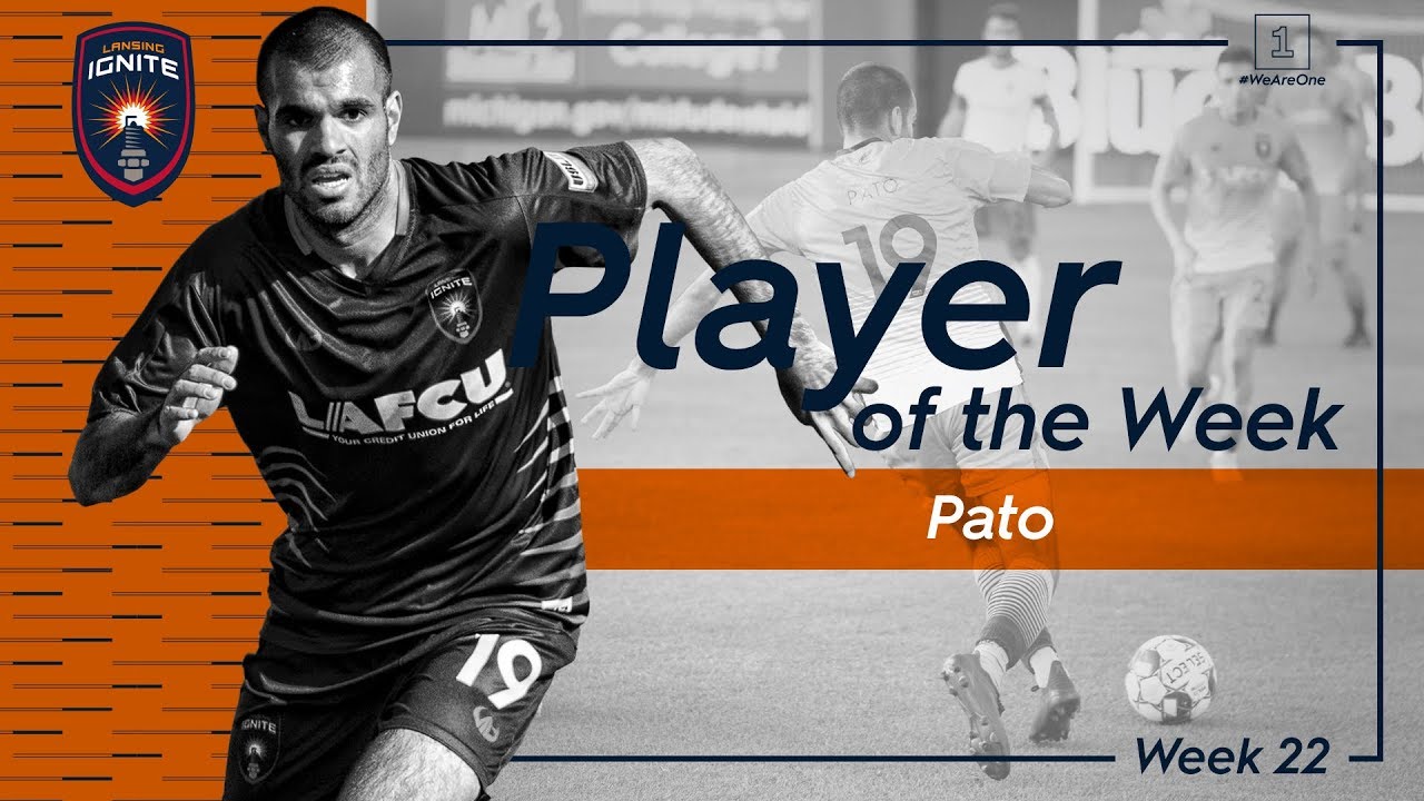 USL League One Player of the Week - Pato, Lansing Ignite FC - YouTube