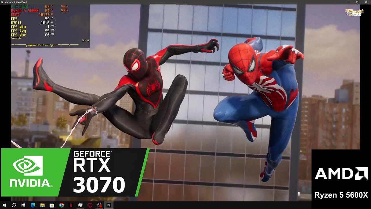 Spider-Man 2 PC Port Build 1.3.7 Gameplay - RX 5600X - RTX 3070 1080p ...