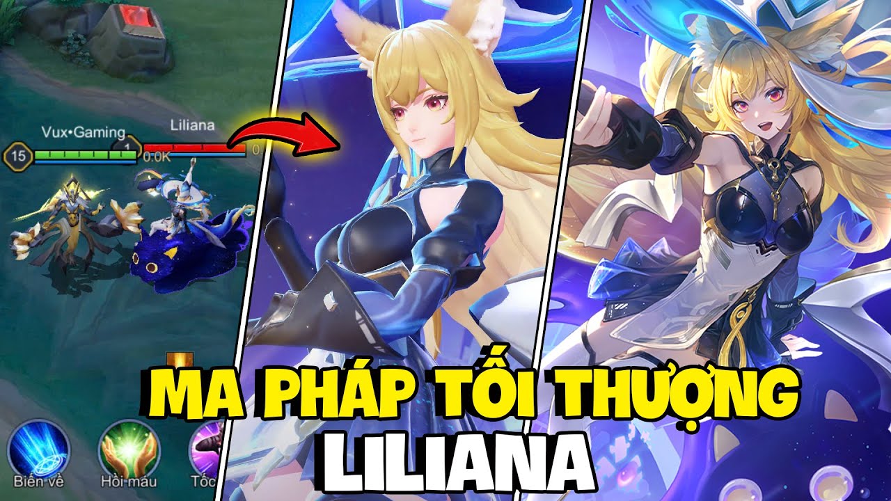 VUX MỘT NGÀY LEO RANK VỚI SKIN LILIANA MA PHÁP TỐI THƯỢNG BẬC SSS LIÊN ...