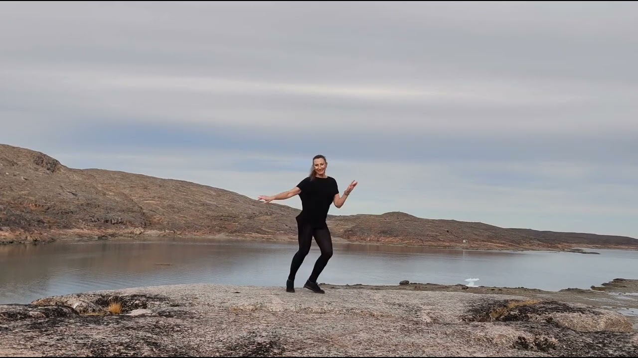 Dancing on the beautiful Cliff Pelly Bay (Arctic waterway) - YouTube