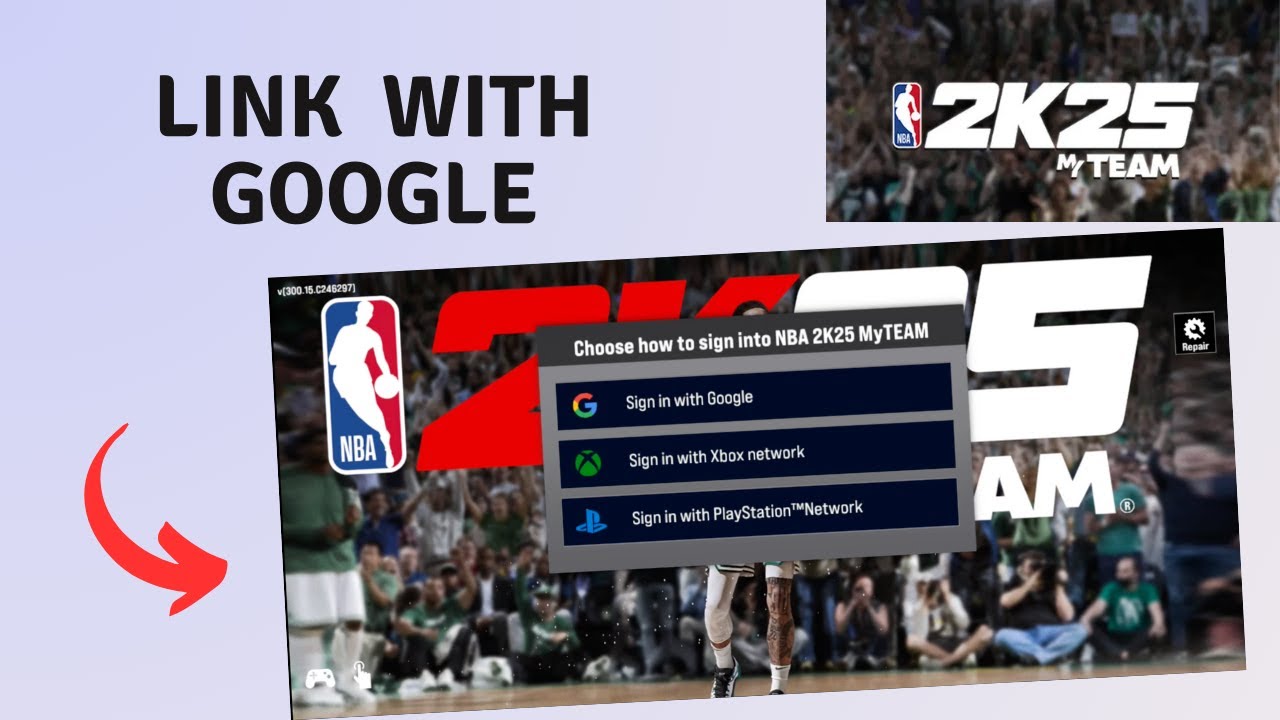 How to Link Google with NBA 2K25 MyTEAM Mobile Account - YouTube