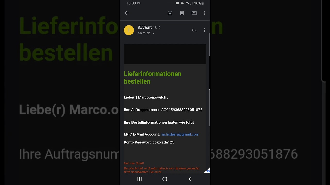 Igvault proof. Ikonik account. - YouTube