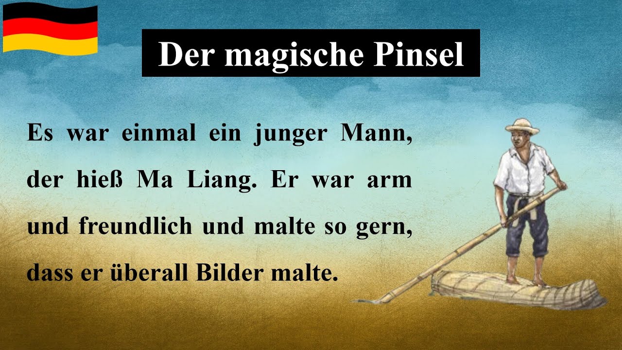 Learn German with stories | A1-A2 | Der magische Pinsel - YouTube