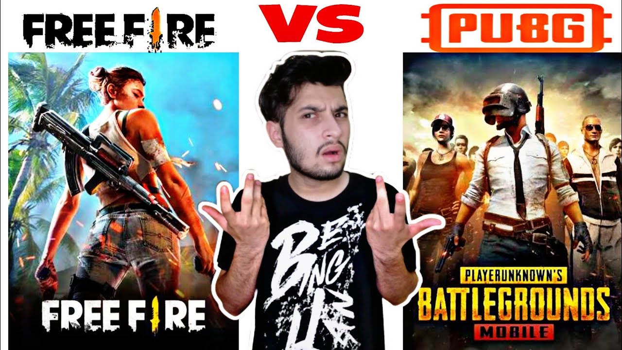 FREE FIRE VS PUBG | Game Comparison | which game is better? - YouTube