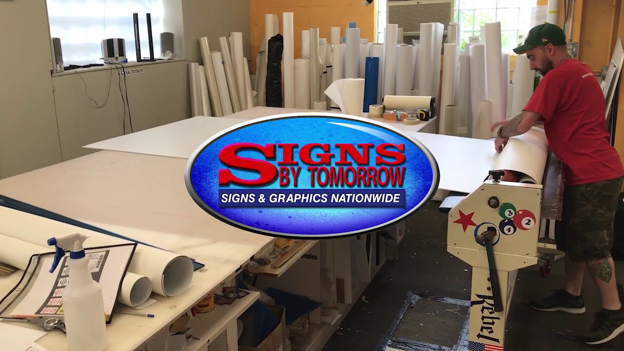 Laying Down Multiple Signs - YouTube