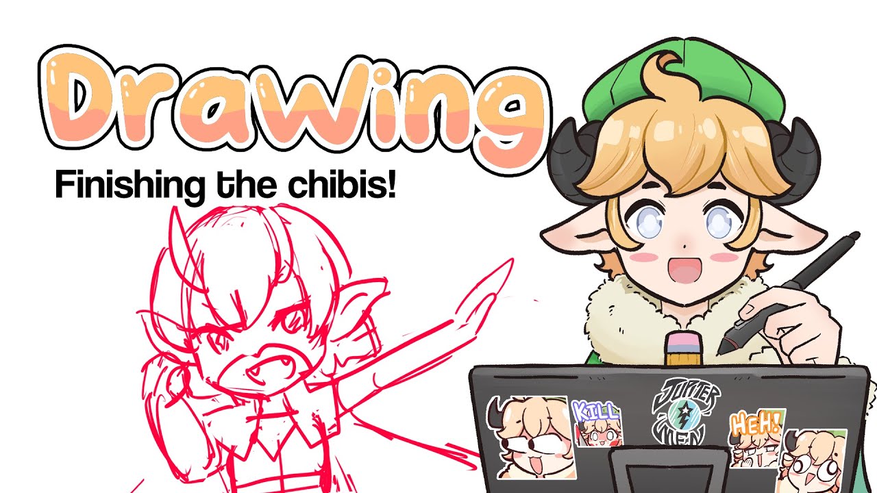 【Drawing】More chibis for the chibi lord! - YouTube