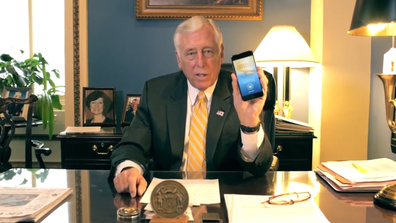 Hoyer Touts 'Whip Watch' App - YouTube