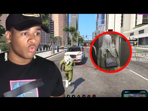 Fanum MASKS UP and SPINS THE BLOCK 😈💨 - YouTube