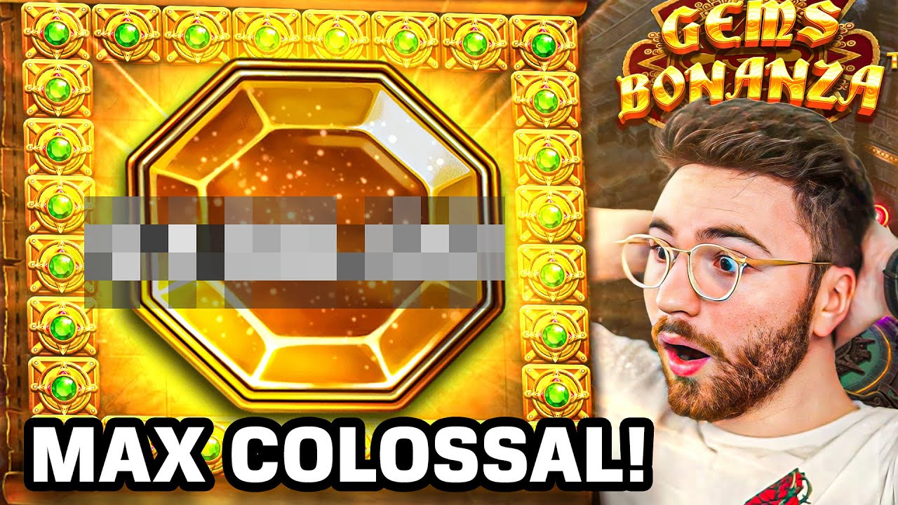 MAX COLOSSAL SYMBOL ON GEMS BONANZA PAID HUGE PROFIT! (Roobet) - YouTube