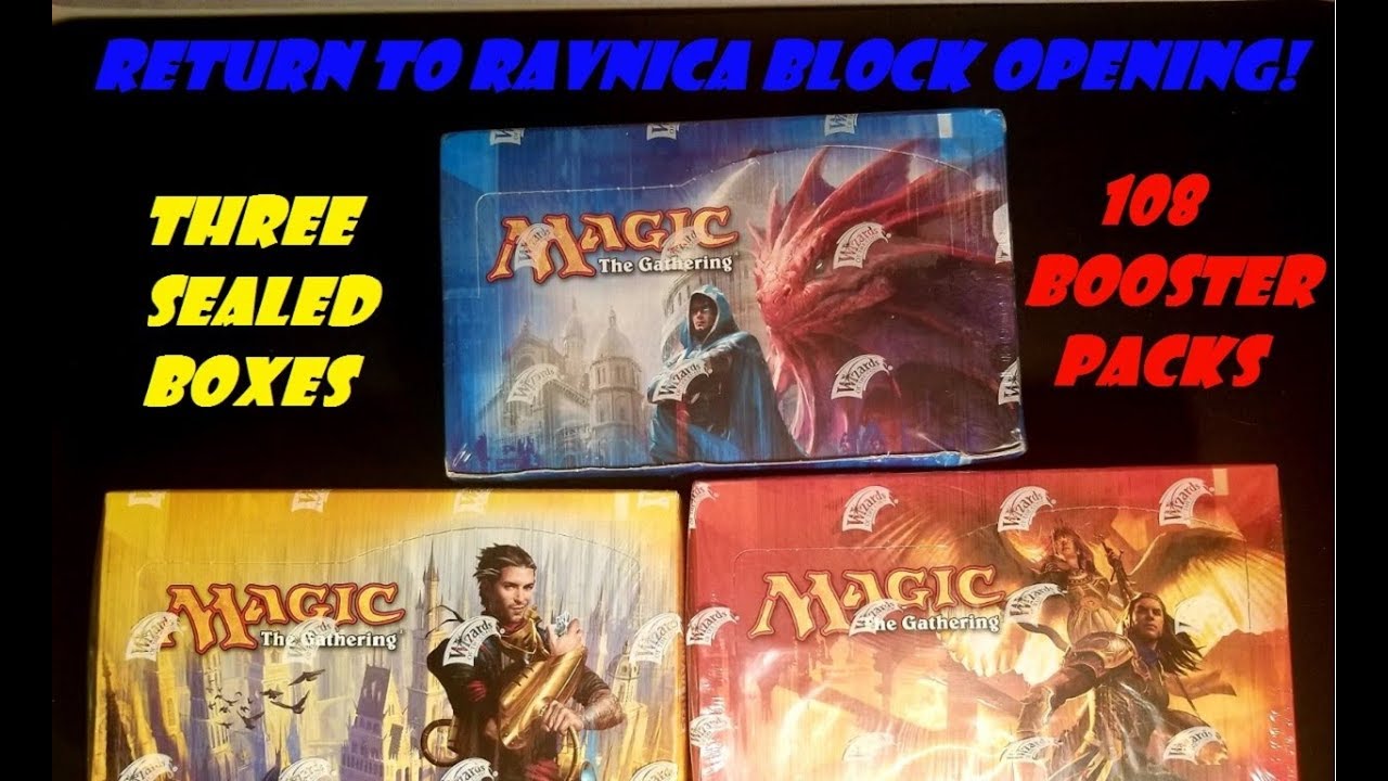 MTG: Return to Ravnica Block Opening..3 Boxes..108 Packs.. - YouTube
