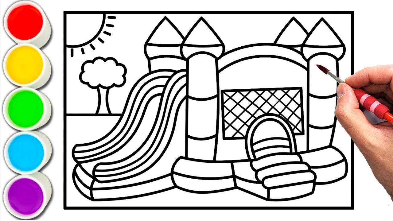 Playground Drawing, Painting & Coloring For Kids and Toddlers_ Child ...