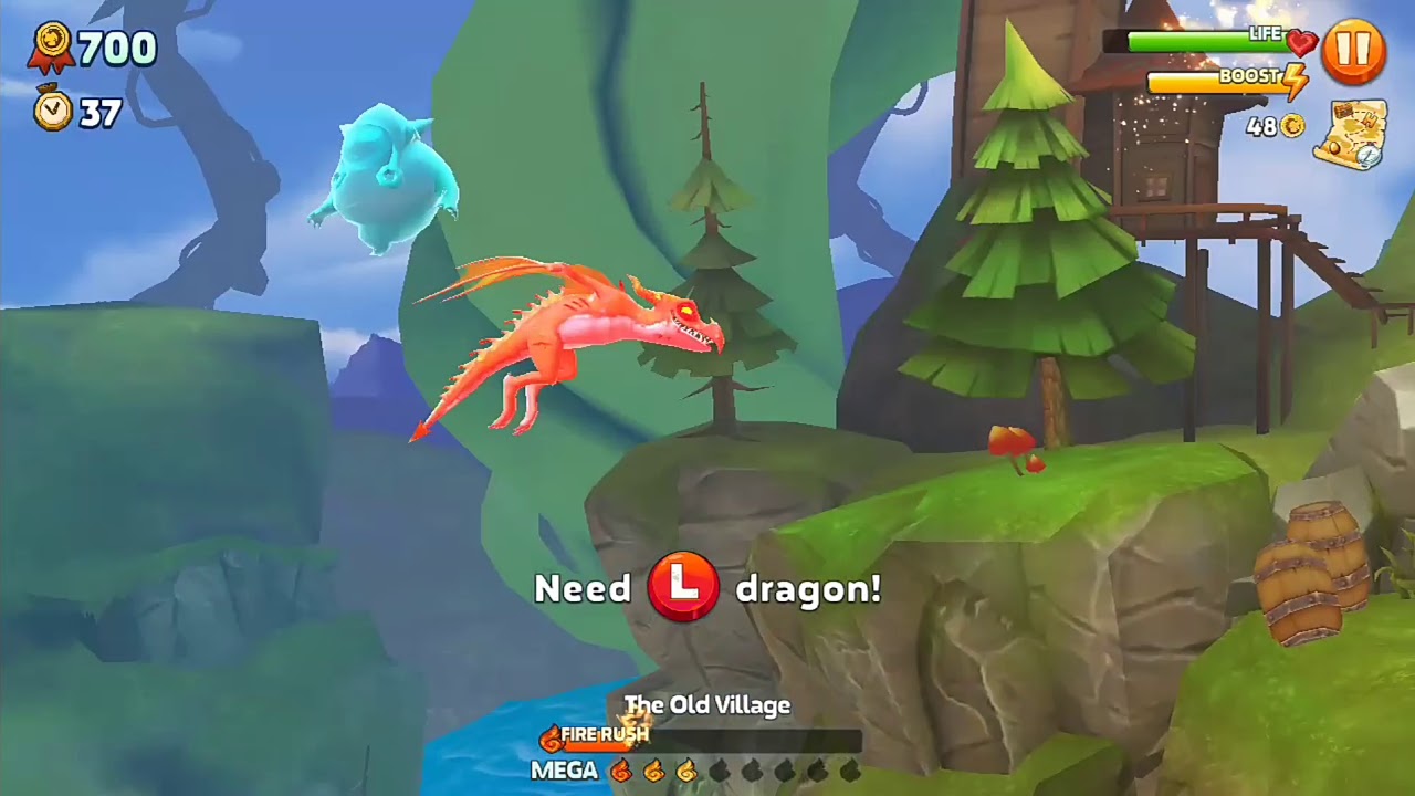 Hungry Dragon Gameplay level 6 - YouTube