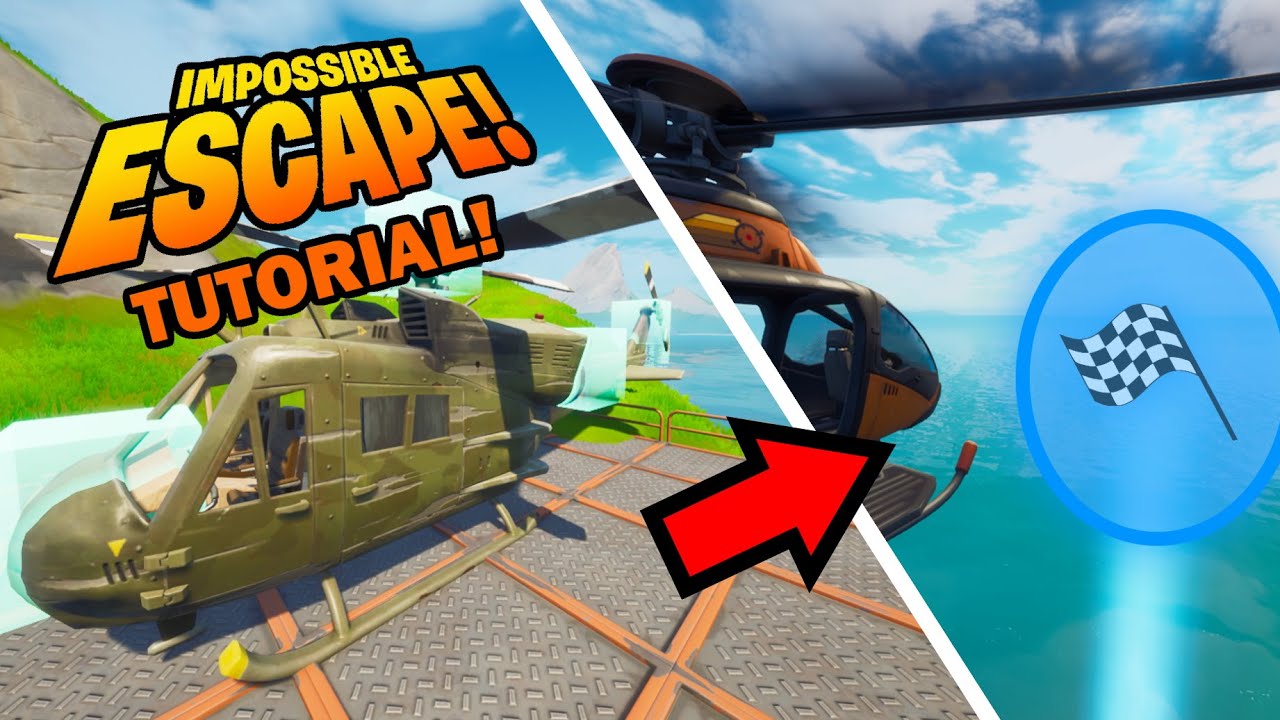 How to CREATE IMPOSSIBLE ESCAPE in FORTNITE CREATIVE! (Full Tutorial ...