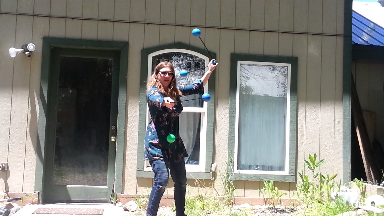 4 poi flowers and flow - YouTube