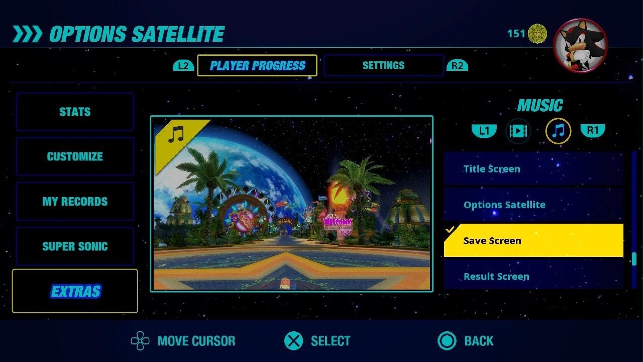 Sonic Colors: Ultimate Save Screen - YouTube