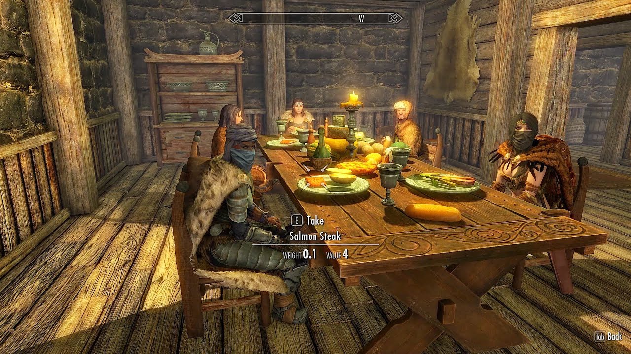 Incident during Black-Briars family dinner. Skyrim Anniversary Edition ...