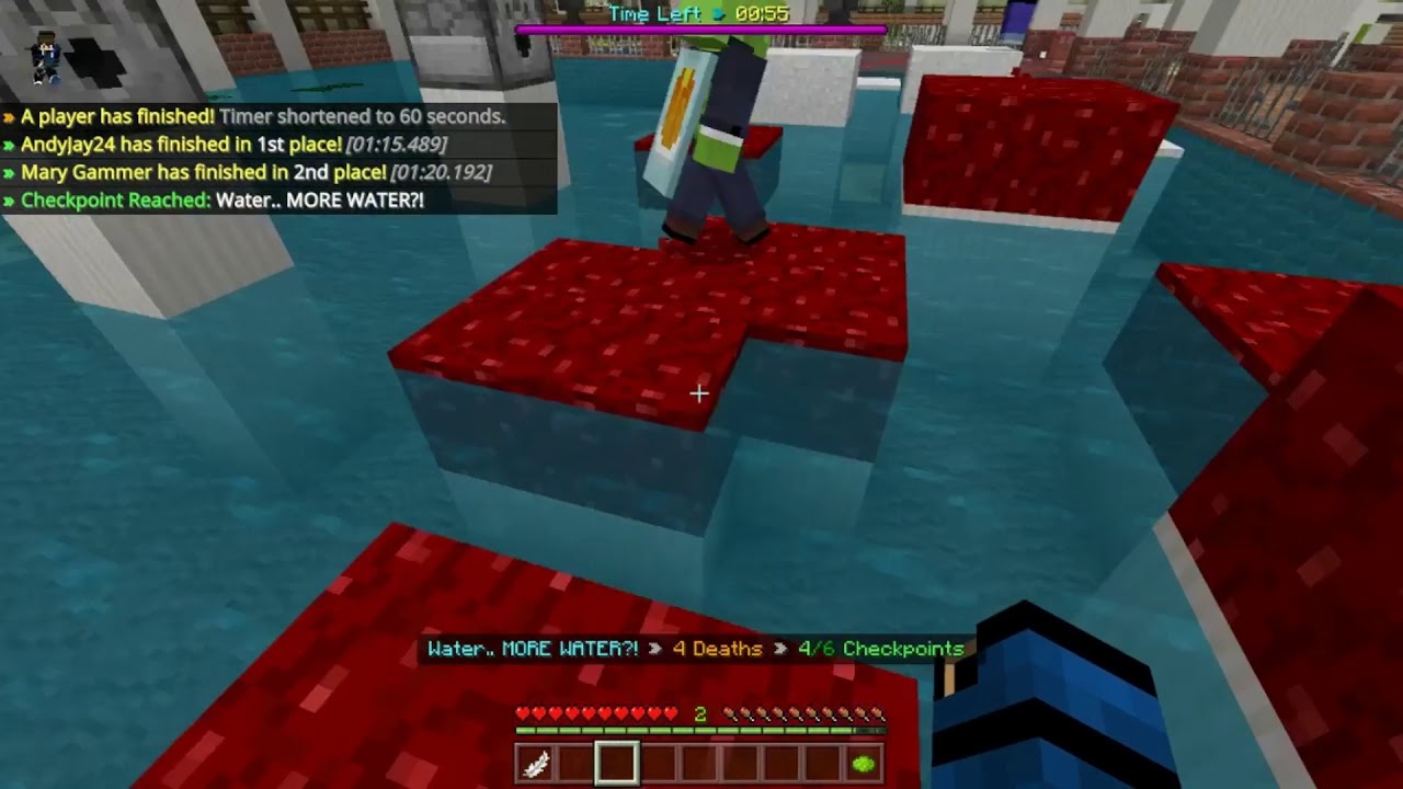 Minecraft Server Games Ep1 (I GOT FIRST PLACE!!!!) - YouTube