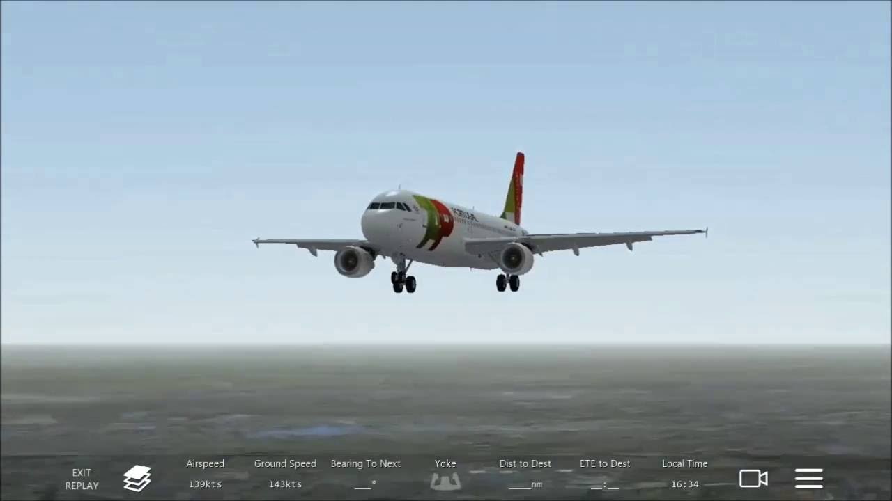 TAP Portugal A320 landing at EBBR (Infinite Flight). - YouTube