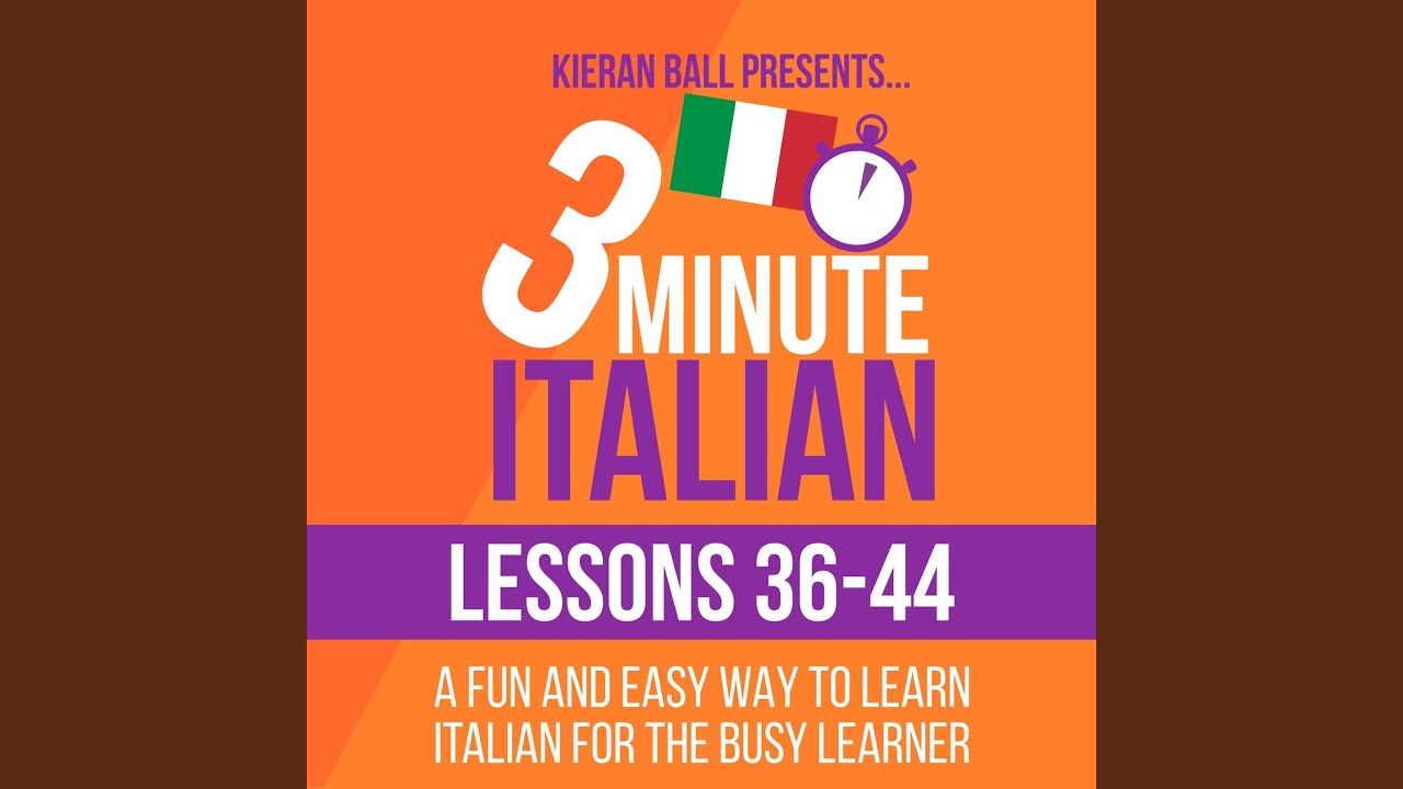 Italian Course 5 Introduction - YouTube