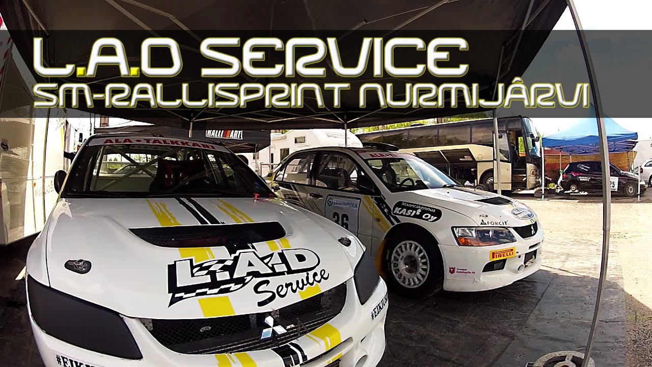 LAD Service SM Rallisprint Nurmijärvi 2015 - YouTube